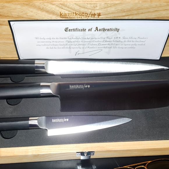 kamikoto | Kitchen | Kamikoto Kanpeki Knife Set Yanagiba 3 Inch Knife ...